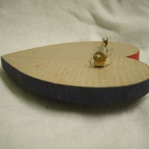 Jewelry | Vintage Patriotic Heart Pin American Flag Design | Poshmark